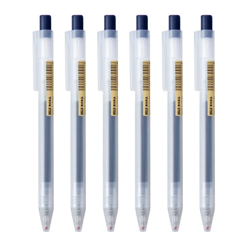 Гелевая ручка MUJI 0,5 мм, Dark Blue (6)