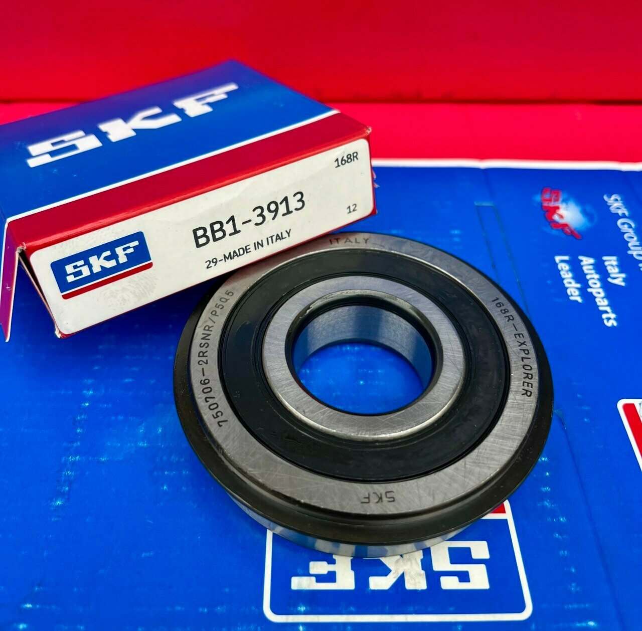 Подшипник BB1-3913 SKF Made in Italy 750706 (30х75х19) (50706) закрытый + стопорное кольцо, подшипник кпп
