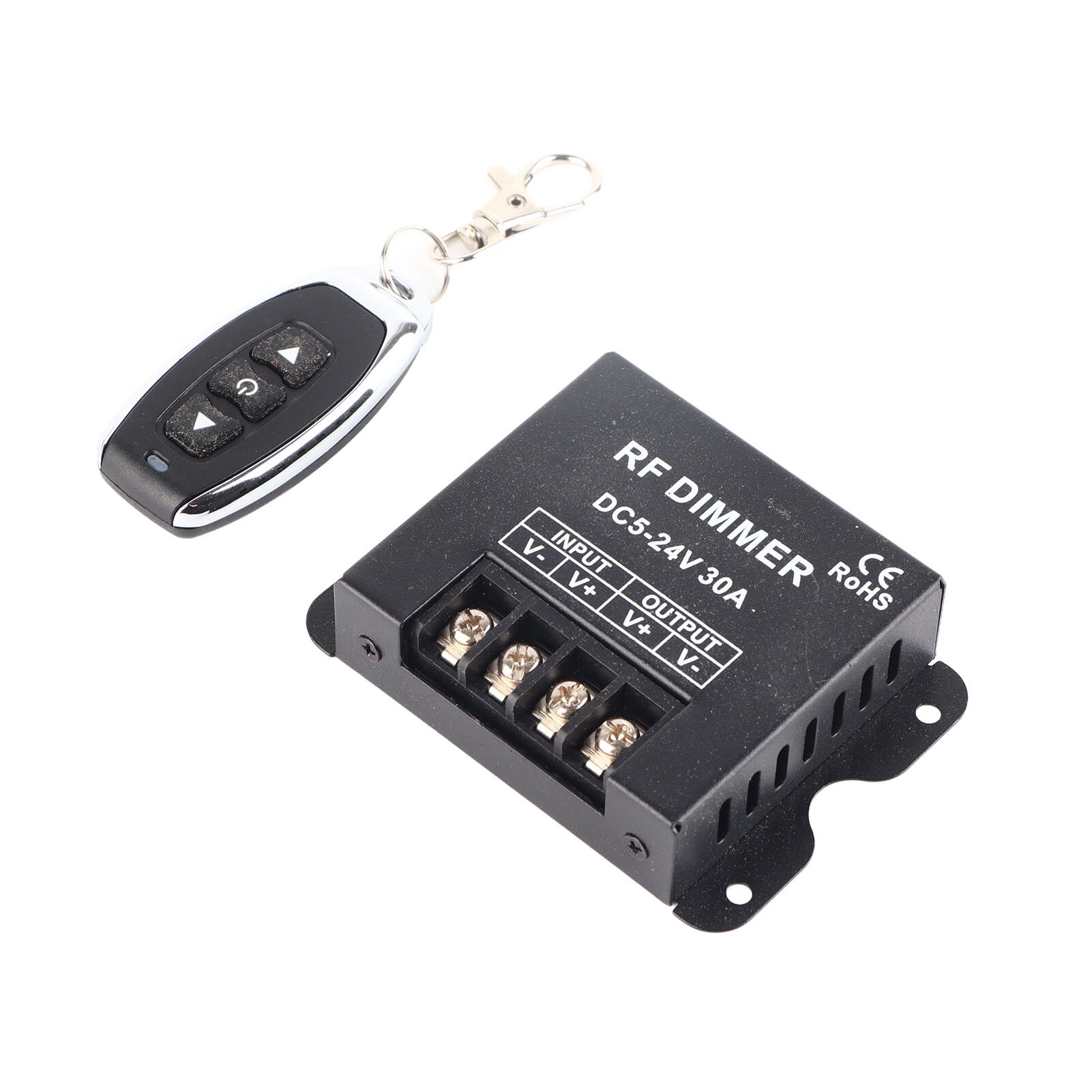 Беспроводной диммер 5-24 В 30 А, электрооборудование с дистанционным управлением, радиочастотный диммер для регулировки и управления яркостью