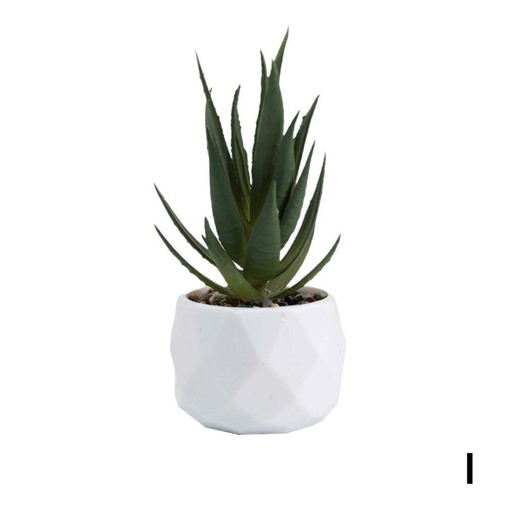 Искусственные растения, Декоративный кактус суккулент, цветы в горшке декор для интерьера