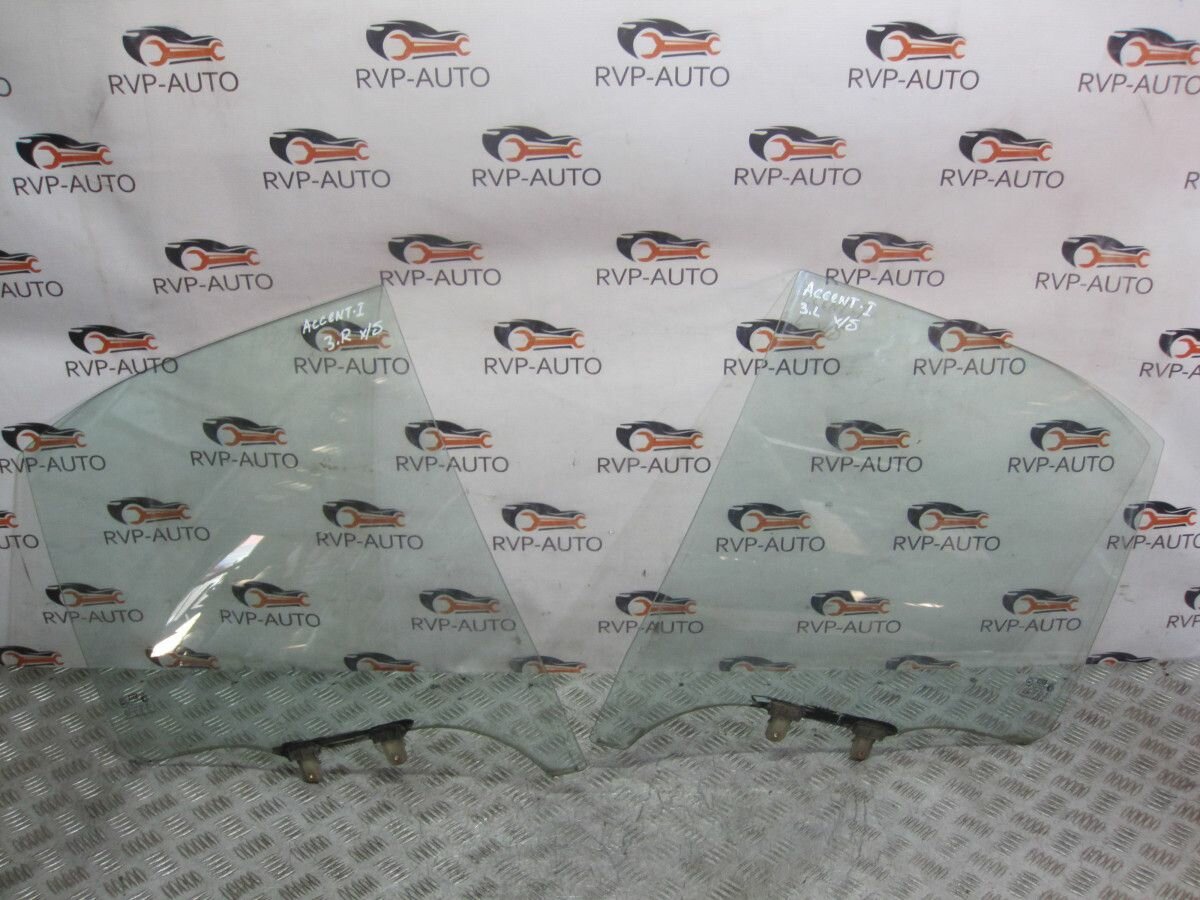 Стекло двери задней Hyundai Accent 1 1994-1999 43R001234