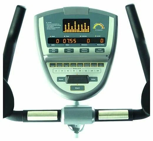 Велотренажер Circle Fitness B6, магнитная система, 8 уровней нагрузки, серый