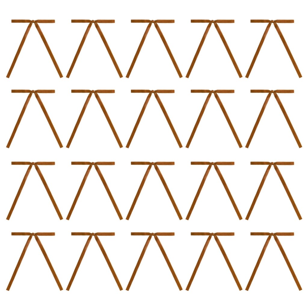 20шт бархатных бантиков для украшения дома Изысканными бантиками в рождественской подарочной упаковке