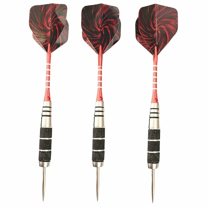 3 твердые иглы для дротиков из нержавеющей стали весом 22 г-красный L22