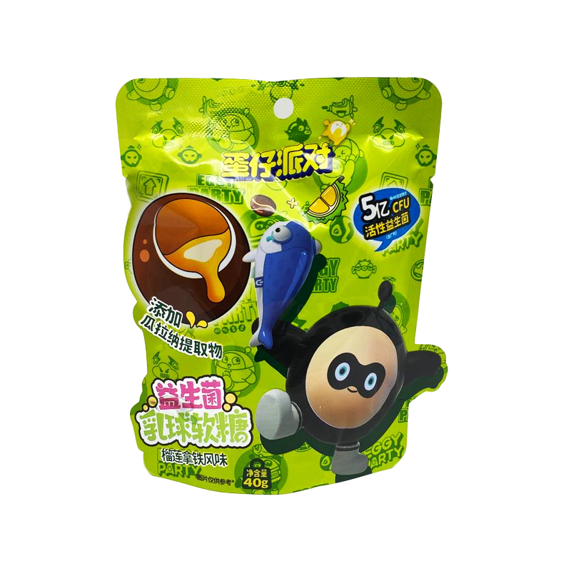 Мягкая конфета HaoLiYang со вкусом дуриана и латте 40 г, Китай