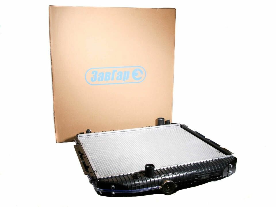 Радиатор охлаждения для авто Г-53 2-х ряд. алюминий, "ЗавГар"