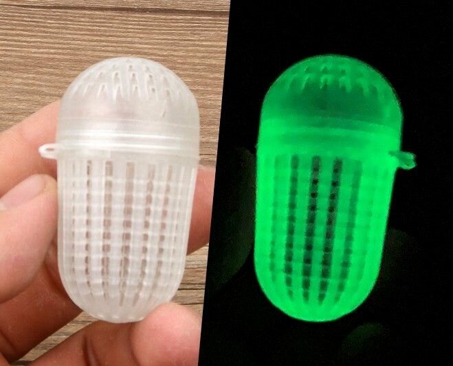 Кормушка фидерная для ночной рыбалки 5 штук