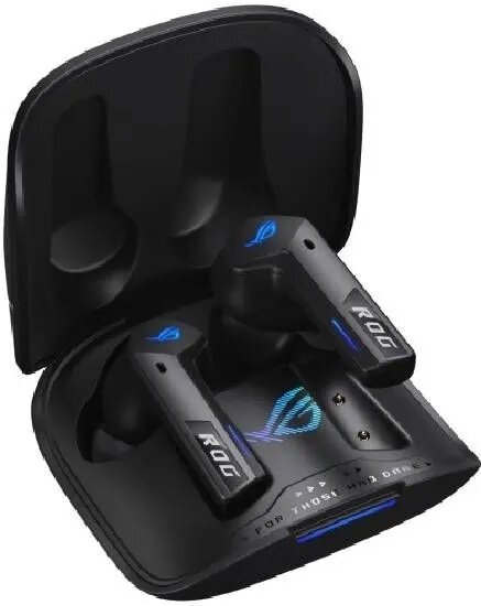 Наушники TWS Asus R55ES ROG Cetra TWS SpeedNova черный, вкладыши, беспроводные (90YH03Y0-BTUA00)