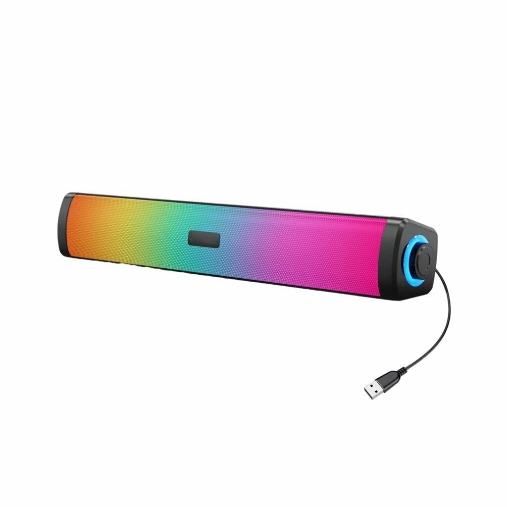 E1411 RGB Компьютерный динамик Настольный проводной Bluetooth-динамик