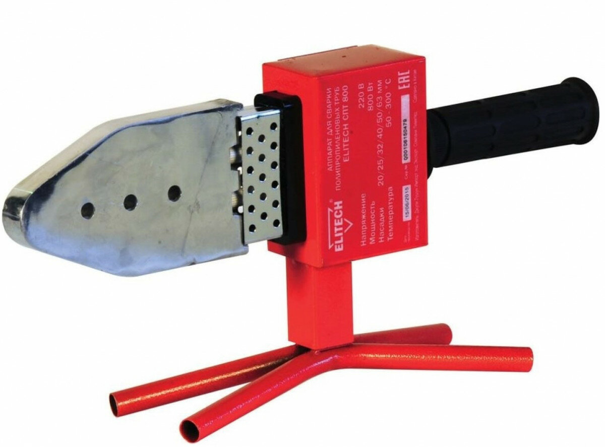 Аппарат для сварки п/п труб Elitech СПТ 800, E1704.001.00