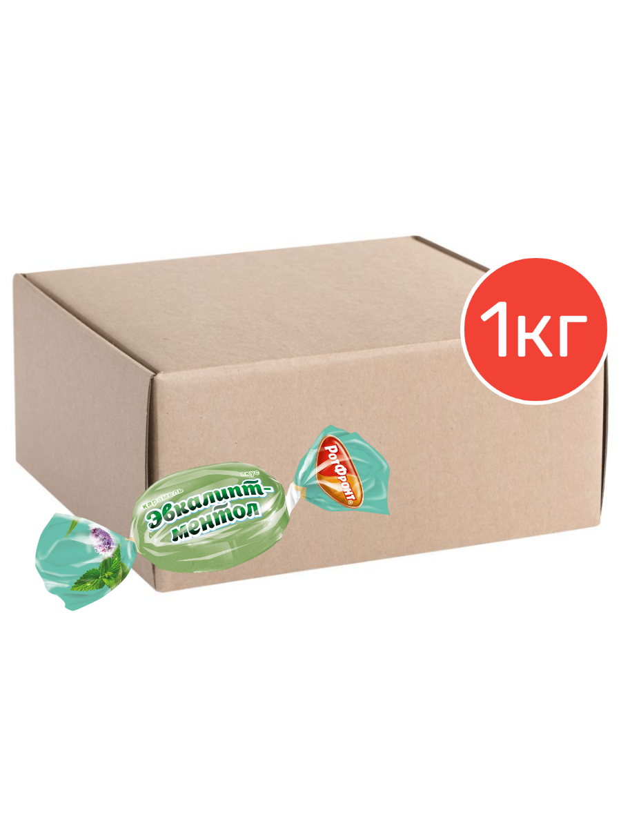 Карамель со вкусом Эвкалипт-ментол Рот Фронт 1 кг