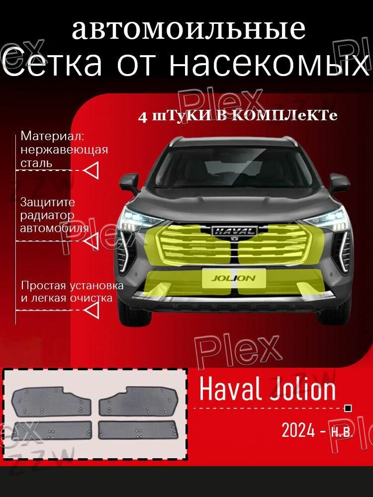 Сетка от насекомых Haval Jolion 2024 - н. в, Haval Jolion Аксессуары/4 шт.