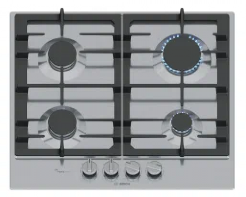 Варочная панель газовая Bosch PCP6A5I90, нержавеющая сталь