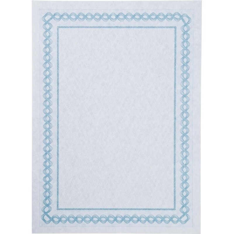 Сертификат-бумага Attache синяя рамка, А4, ID4, 25 шт