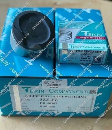 Поршни двигателя + кольца TEIKIN 46367 0.50 TOYOTA AVENSIS COROLLA 3ZZ-FE [ 13101-0D071 ]
