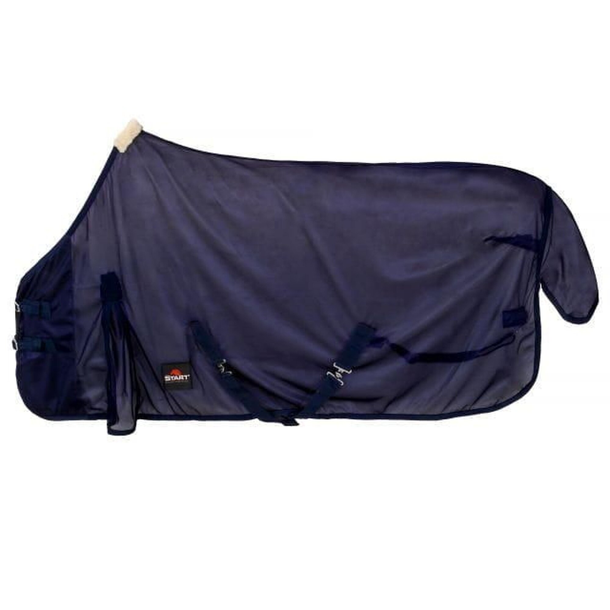 Decathlon Сетчатая попона для лошади и пони Start Standard, размер:135 см, темно-синий