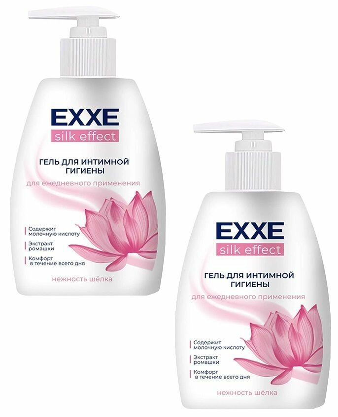Гель для интимной Гигиены EXXE Silk Effect (2уп по 250мл)