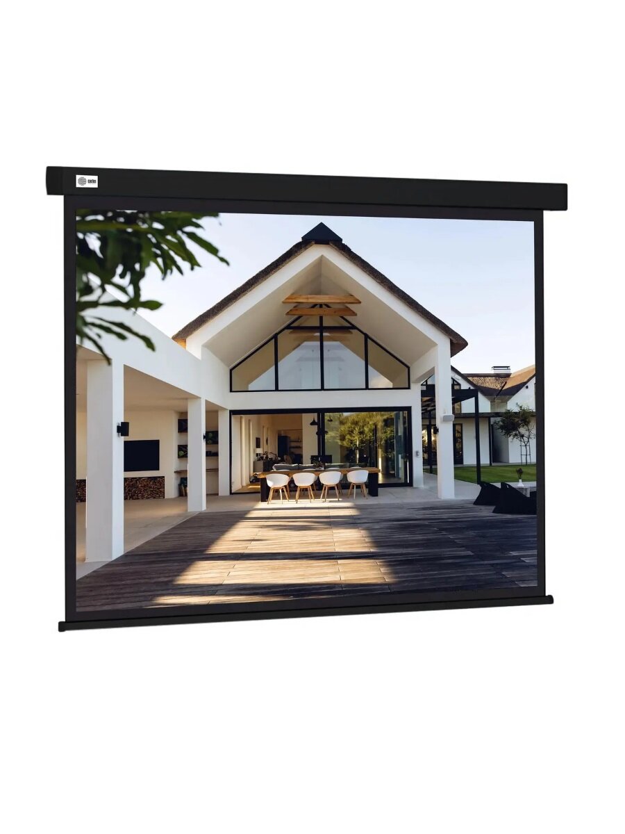 Экран Cactus CS-PSW-128X170-BK Wallscreen 4:3 настенно-потолочный рулонный черный