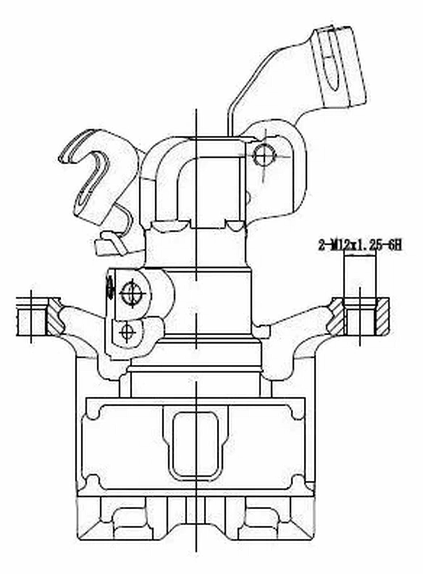 Суппорт торм. для а/м Mazda 6 (02-)/(07-) зад. лев. d 35мм (CF 350127), TRIALLI CF350127