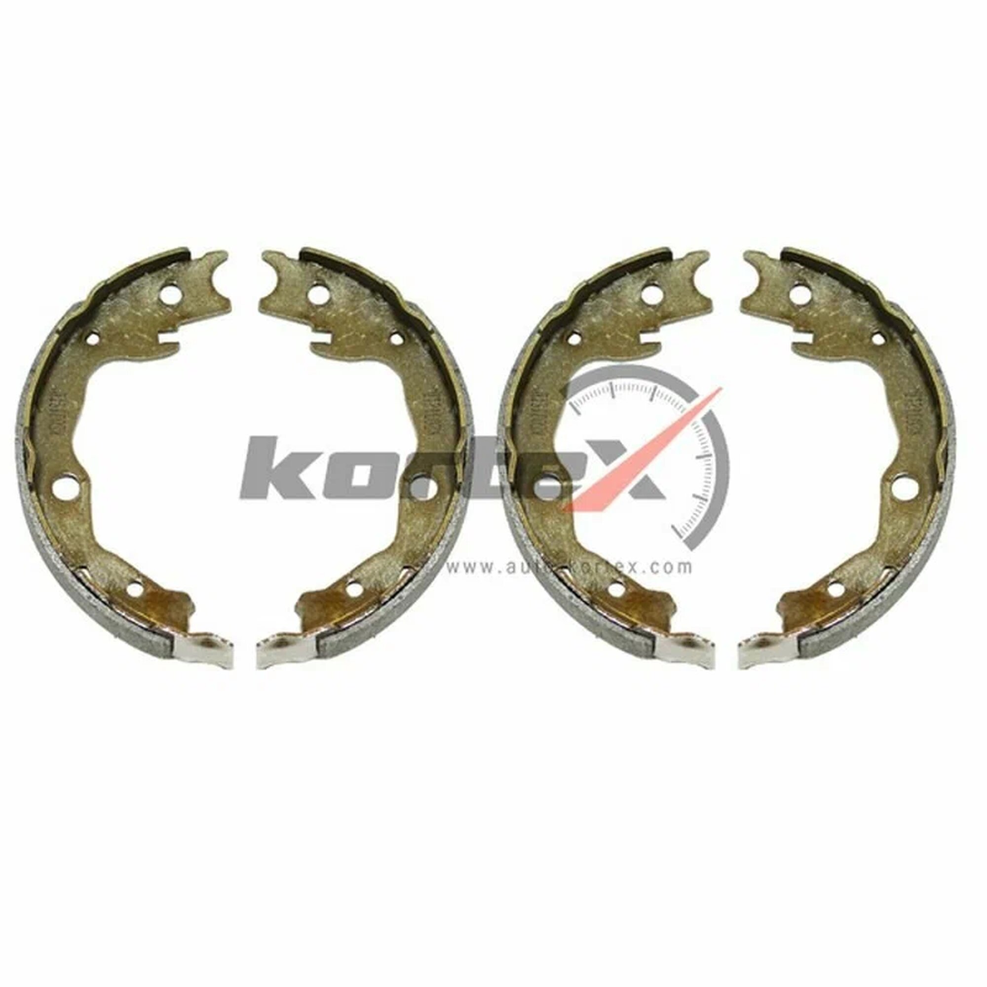 Тормозные колодки барабанные задние KORTEX KS031STD для а/м Nissan, Renault Koleos, Toyota RAV4, Yaris