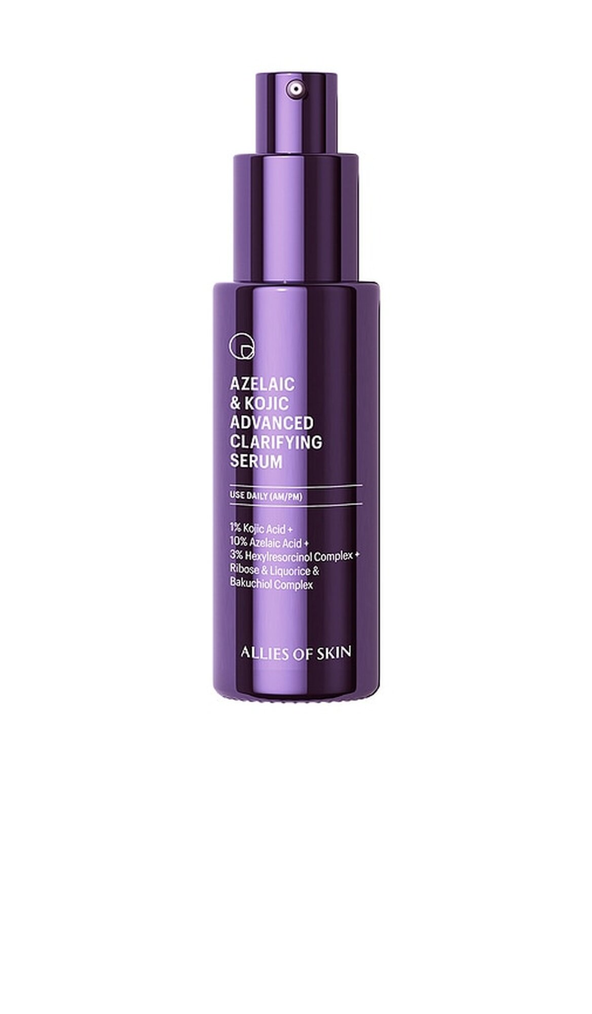 Allies of Skin Глубоко восстанавливающая сыворотка для лица Azelaic & Kojic Advanced Clarifying Serum,30 мл