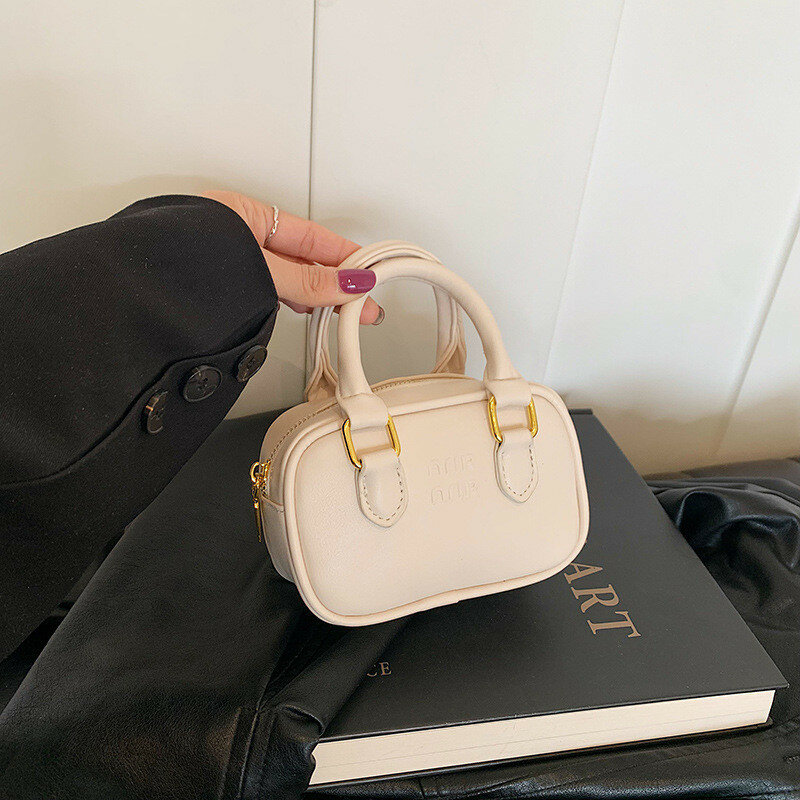 Adoreful pu shoulder bag for girls with cute bear accessory for fashionable everyday use white