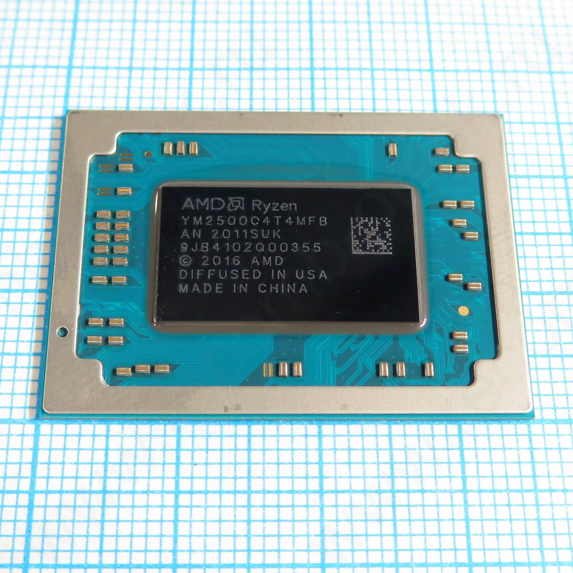 YM2500C4T4MFB Ryzen 5 Mobile 2500U BGA1140 (FP5) - процессор для ноутбука
