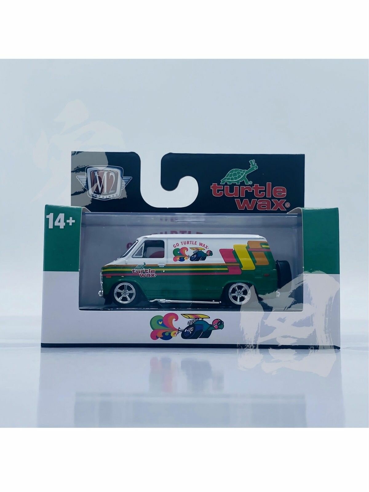 Машинка M2 Machines 1/64 1971 Chevrolet Van G10 Green White R83 24-65 Die-cast Alloy Car Model Collection Toy Gift