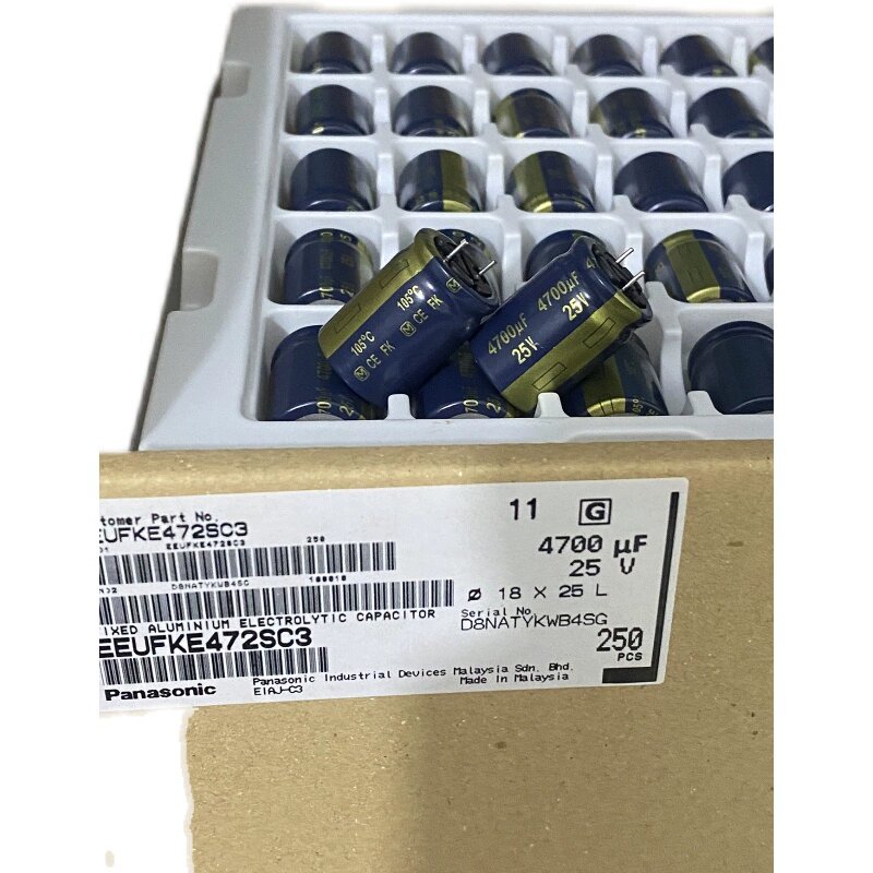 FK серии 4700uf 25V EEUFK1E472 Аудиоконденсатор 18*5 1шт цена