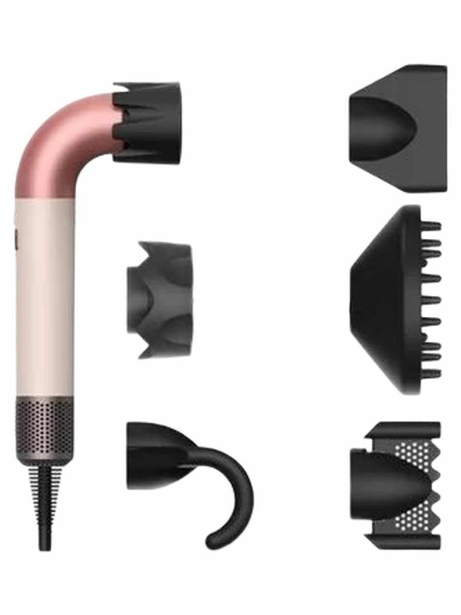 Фен для волос Beheart Hair Dryer X11 PRO EU (Насадок 6шт) Pink Gold (Global Версия)