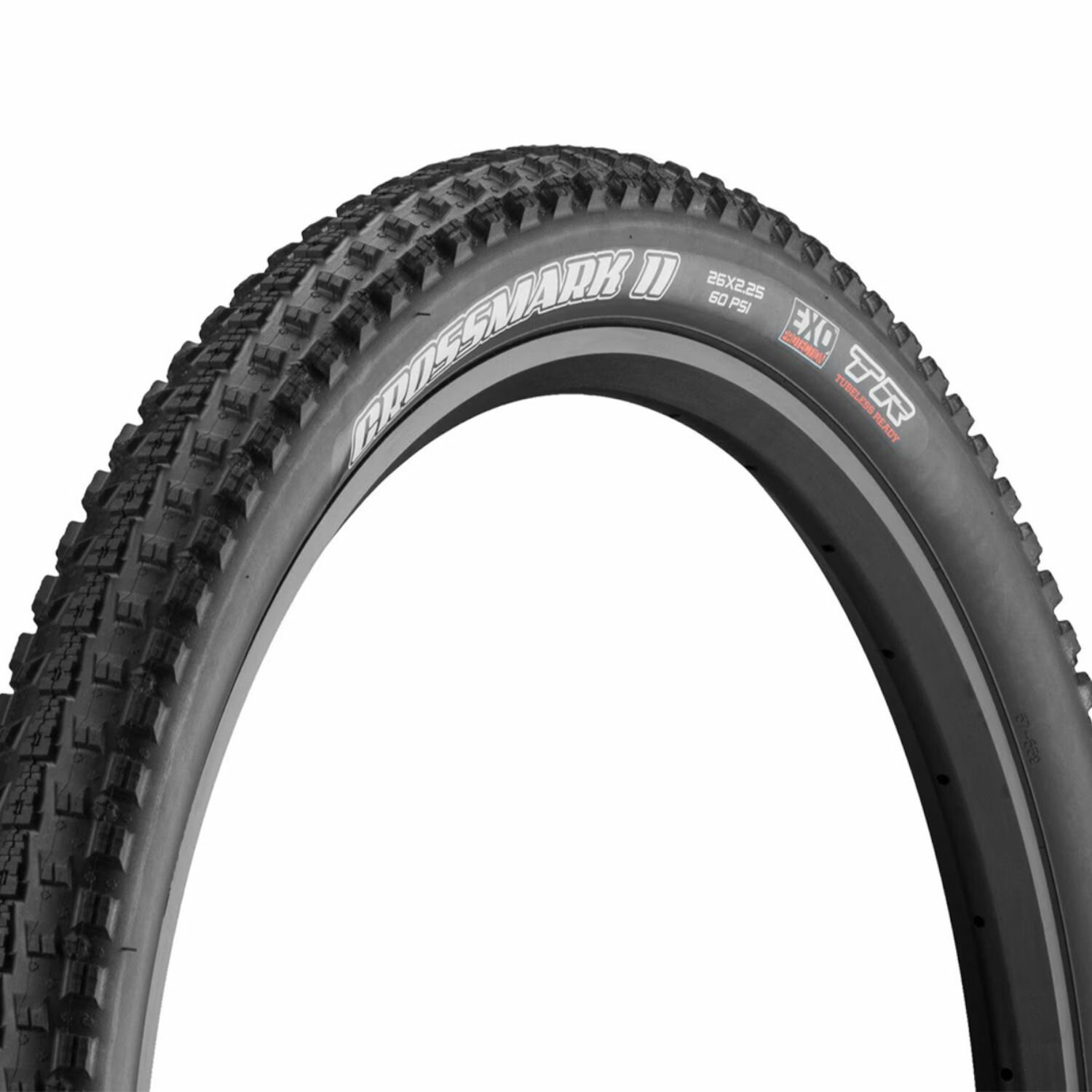 Велопокрышка Maxxis Crossmark II 26x2.25 57-559 Foldable EXO/TR
