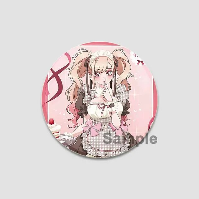 32/44/58 мм аниме My Dress Up Darling броши персонажи мультфильмов значки кнопки для рюкзака украшения одежды подарки
