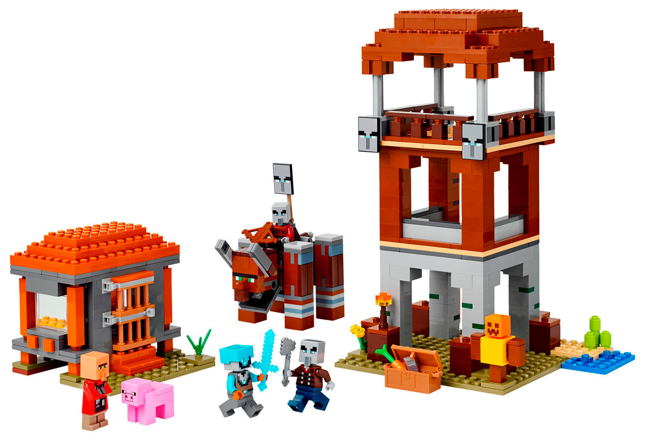 Конструктор Lego Minecraft Аванпост мародеров (21278)