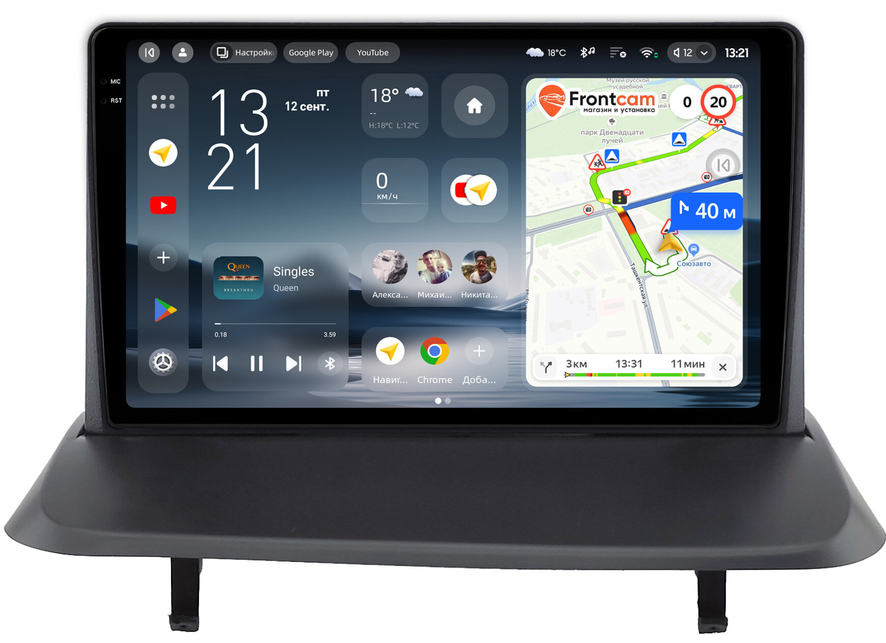 Штатная магнитола Peugeot 3008, 5008 2009-2016 (взамен монитора торпедо) Teyes CC4 2K 6/64 9.5" RM-9-0036 Android 14 (4G-SIM, DSP, QLed, AI)