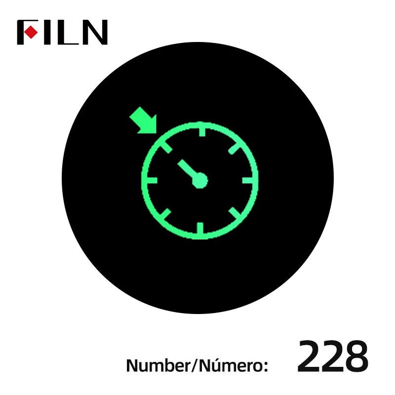 Светодиодный индикатор 12В 24В 8mm, 228, Black shell