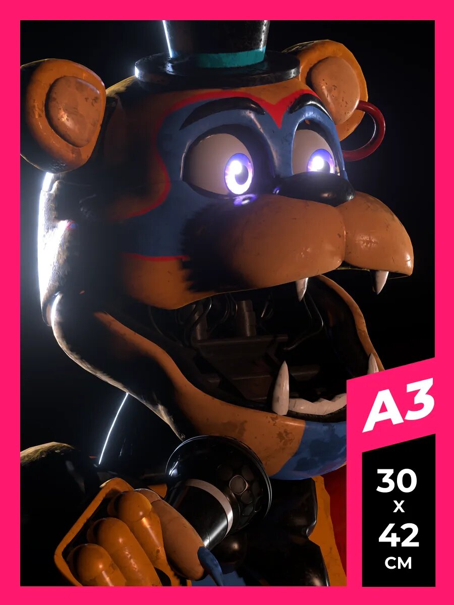 Постеры фнаф и плакаты FNAF Five Nights at Freddy’s 24, матовая фотобумага премиум качества