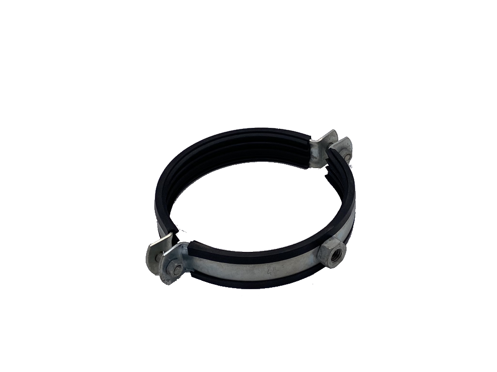 Хомут трубный с изоляцией 4"(110-116) М10