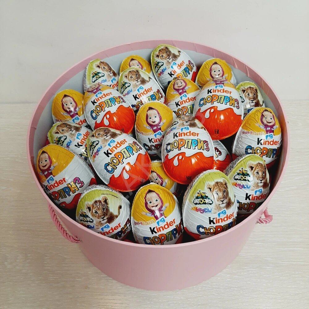 Подарочный набор LAKRES "Детская радость", 24 киндер сюрприза