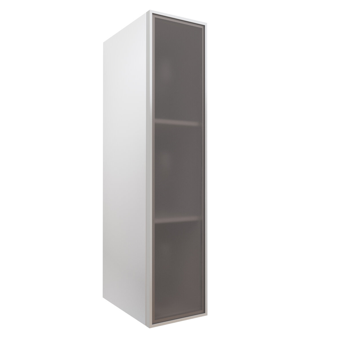 Фасад из алюминиевого профиля со стеклом Aluminum Glass 20х90х2 см, алюминий графит/бронза сатинат