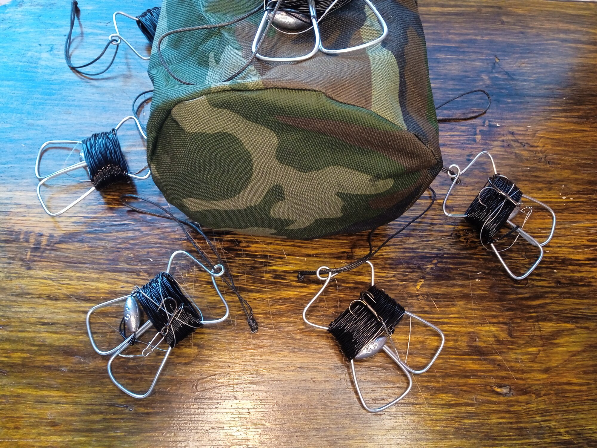 Жерлица на щуку, судака, налима/весна/лето/осень/зима( набор из 10 шт в чехле)