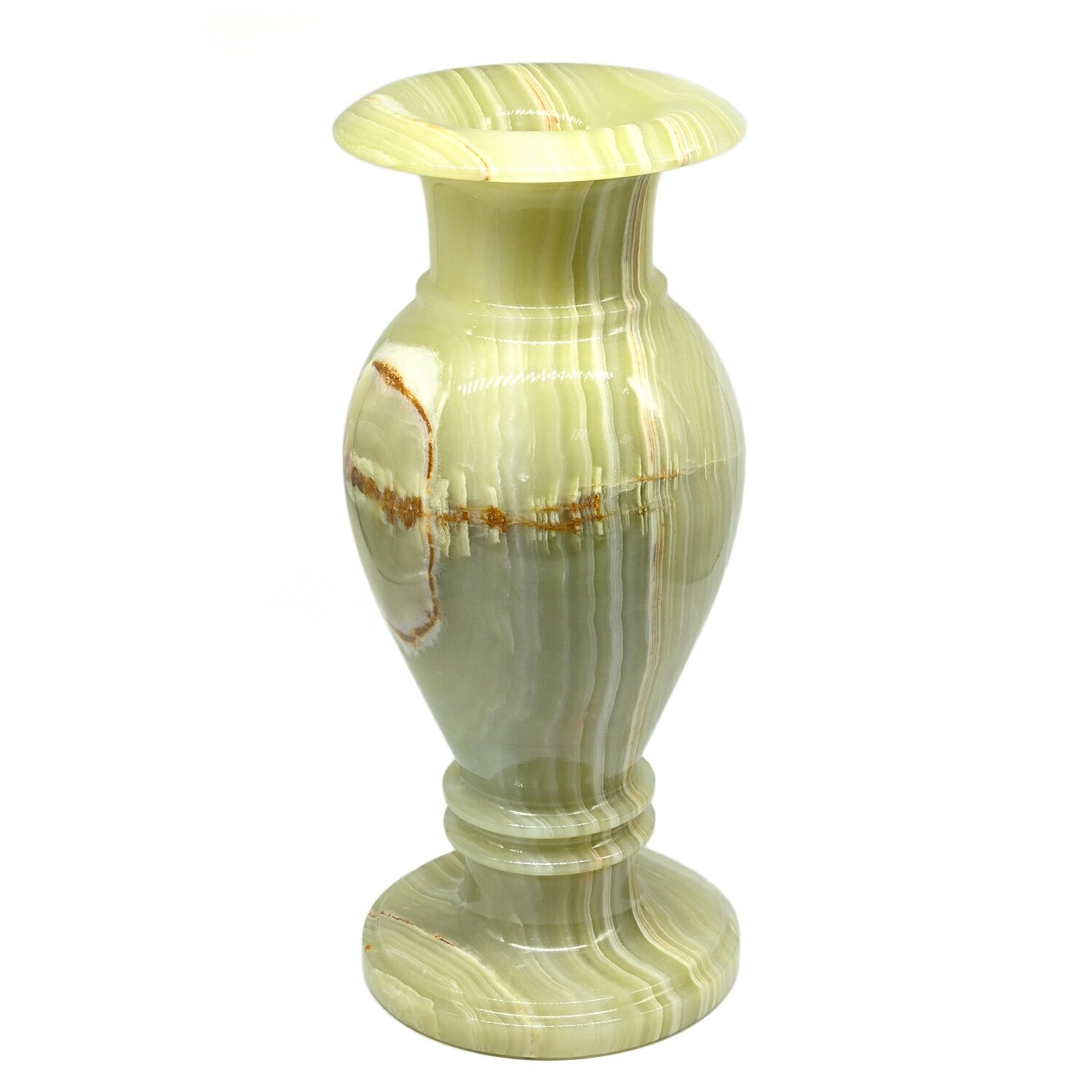 Ваза из камня оникс 125*125*300мм .