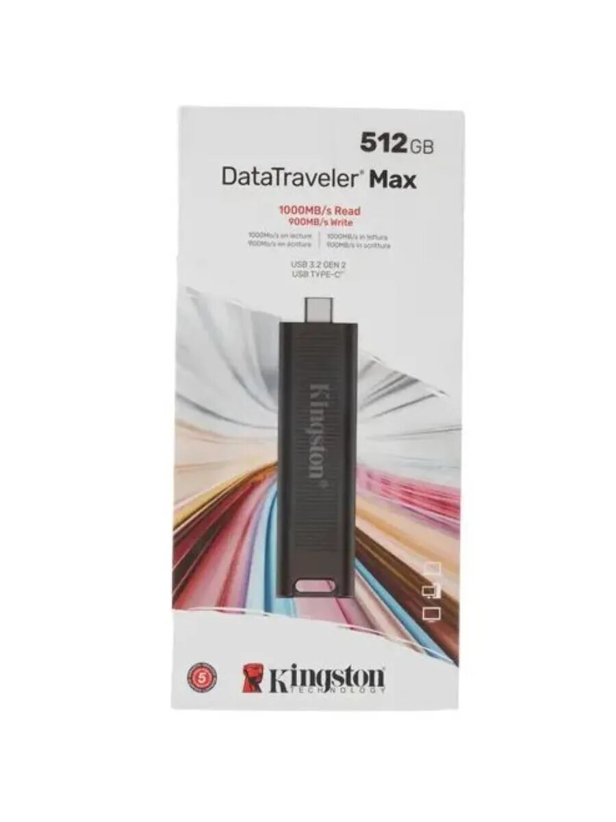 Память USB Flash 512 ГБ DataTraveler Max DTMAX/512GB черный