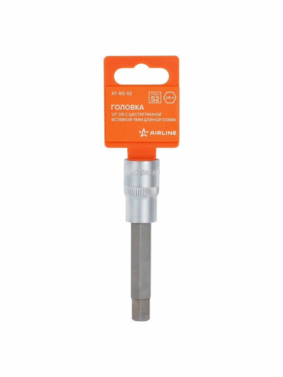 Головка 1/2" DR HEX 11мм 100мм AIRLINE - AT-BS-52