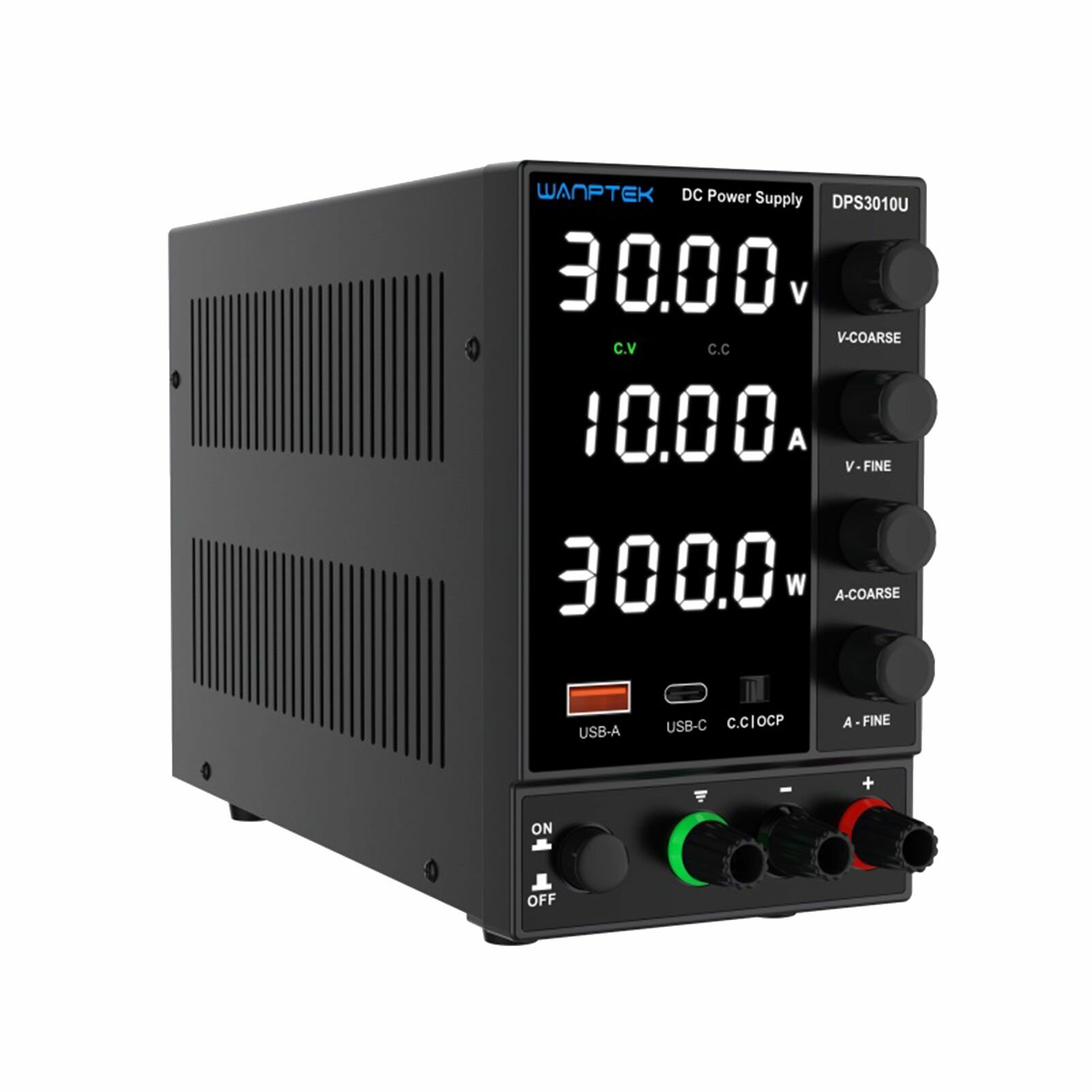 WANPTEK DPS3010U 0-30 В 0-10 А 300 Вт Импульсный источник питания постоянного тока 4-разрядный светодиодный дисплей Высокоточный регулируемый мини-переменный ток 115 В/230 В 50/60 Гц