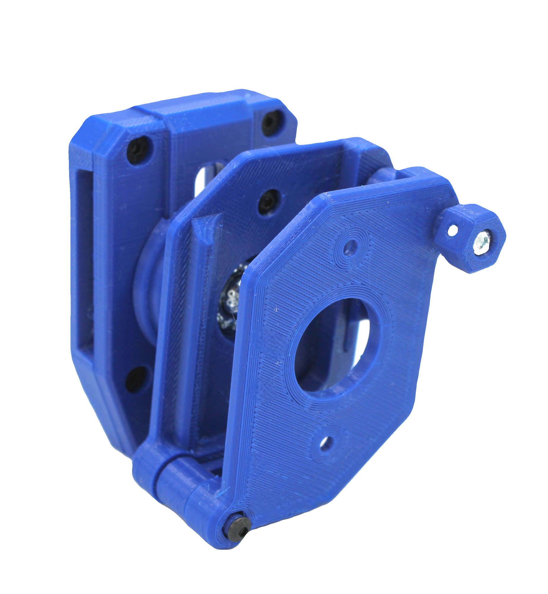 Паучер подсумок, для магазина пистолета, для практической стрельбы и страйкбола ipsc синий пластик