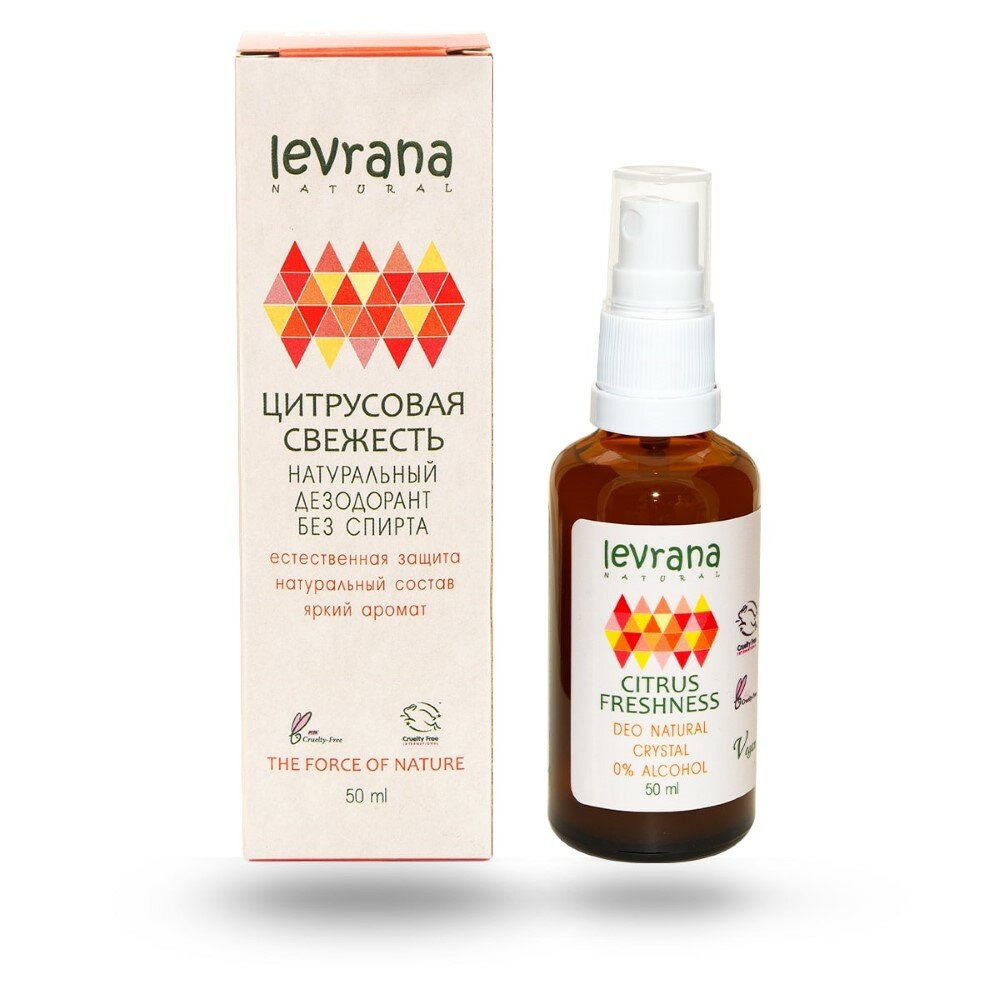 Levrana дезодорант цитрусовая свежесть 50 мл