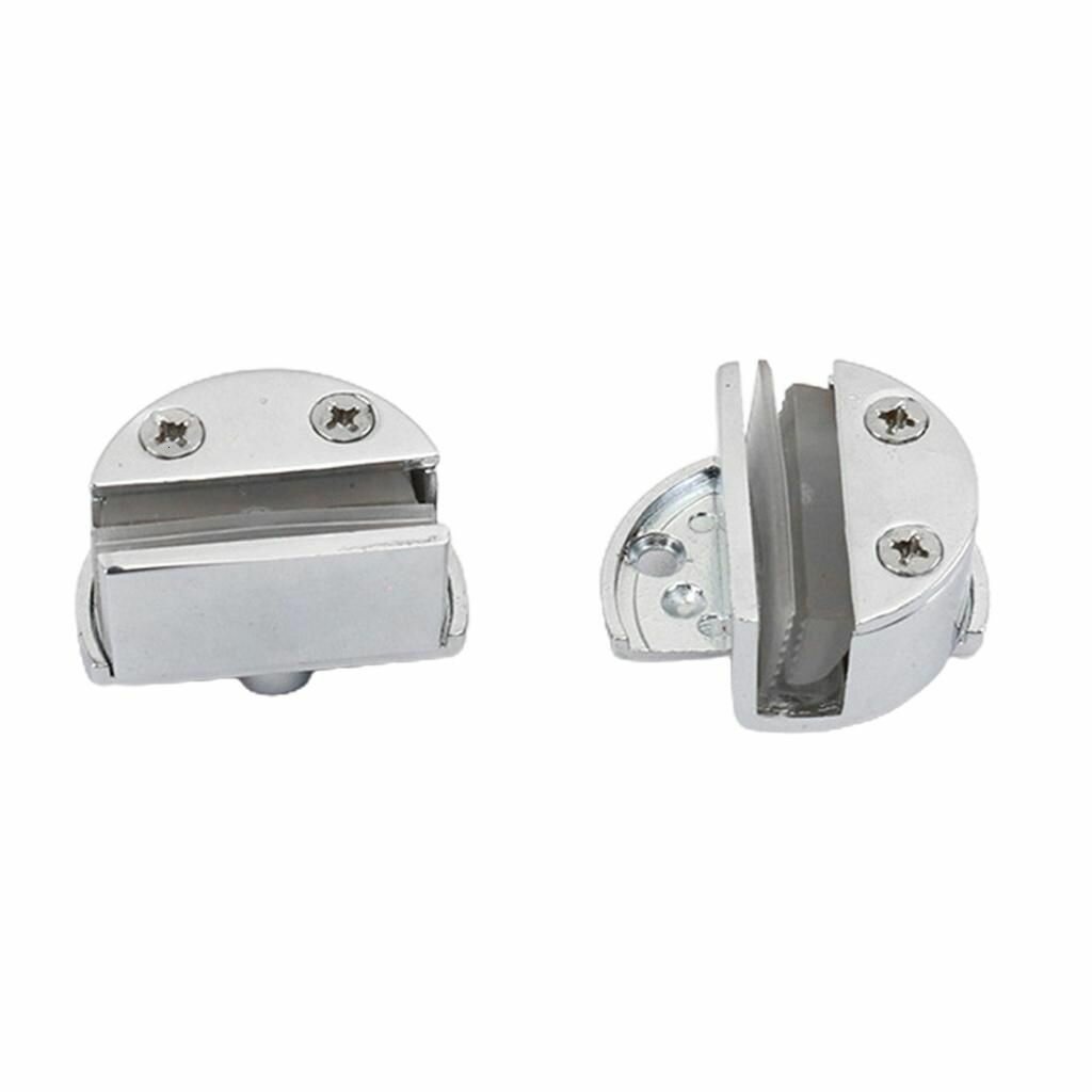 Безрамная стеклянная дверца Шкафа-витрины, Одинарный зажим, шарнир на 90 градусов