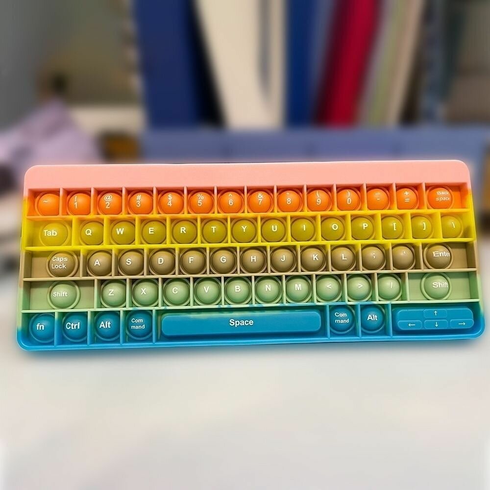 Поп ит антистресс игрушки, большой POP IT симпл димпл(макароны)