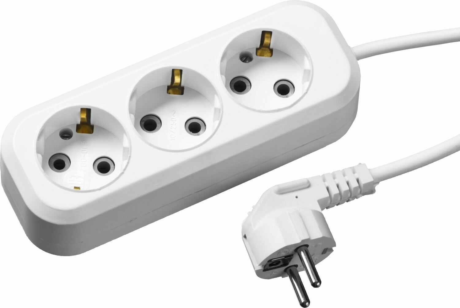 Удлинитель СИБИН У-30, 3х0.75мм2, 2200Вт, 3 гнезда, 5м, ПВС, бытовой 55034-5