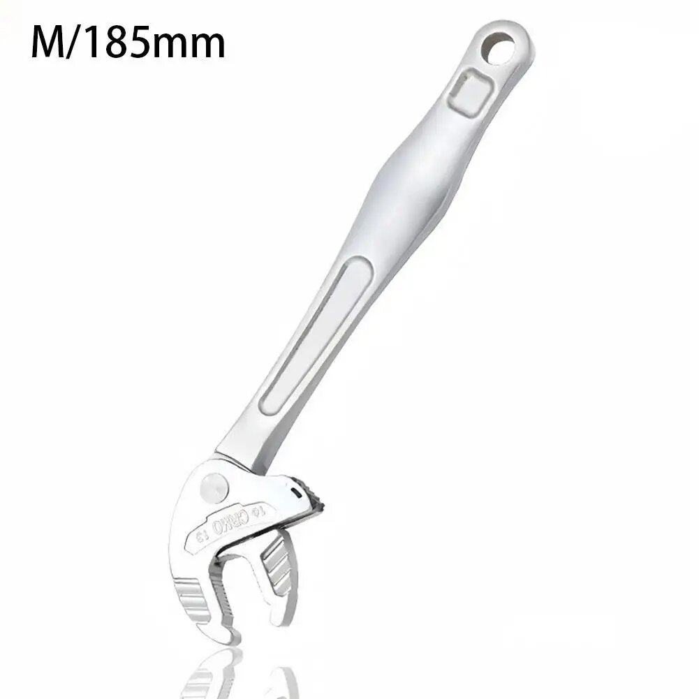 Регулируемый ключ для ремонта автомобиля, инструменты для ремонта, ключ в форме полумесяца, отлично подходит для ремонта автомобилей, сантехнический ключ, многофункциональные ручные инструменты M